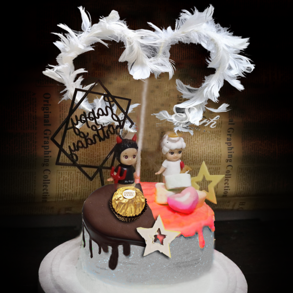 Angel and Devil Cake | Ice Cream/Non-Ice Cream Cake Home Delivery ...
